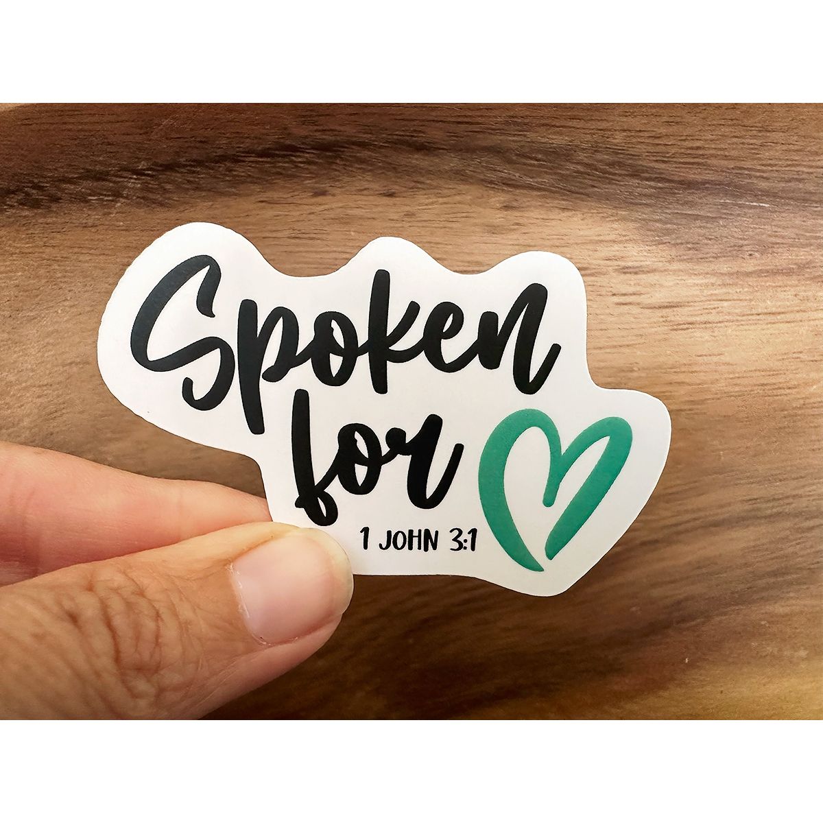 Spoken For | Vinyl Christian Sticker – Missional Merch